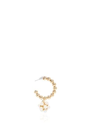 Ponponiere Kadın Opulence Gold Top Detaylı Küpe Eu