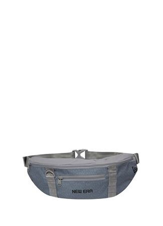 New Era Erkek Gri Logo Baskılı Desenli Bel Çantası EU