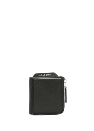 Academia Erkek Siyah Kartlık Detaylı Deri Cüzdan EU