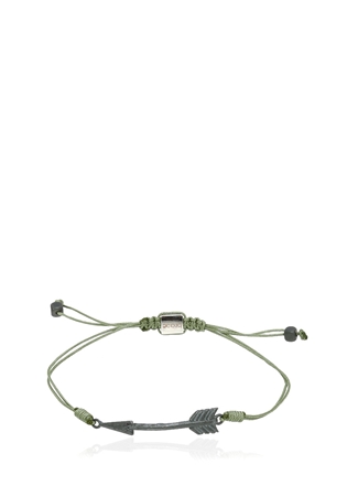Brace İstanbul Erkek Yeşil Ok Detaylı Bileklik EU