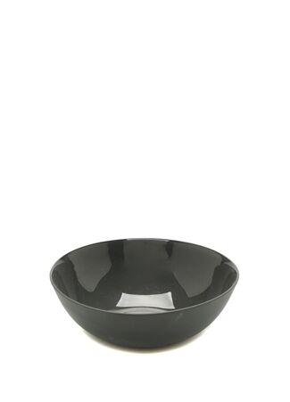 Esma Dereboy Yuvarlak El Yapımı Porselen Çorba Kasesi Siyah