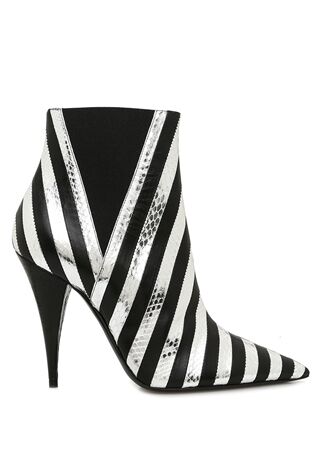 Kadın Kiki Siyah Silver Şeritli Bot 36 EU