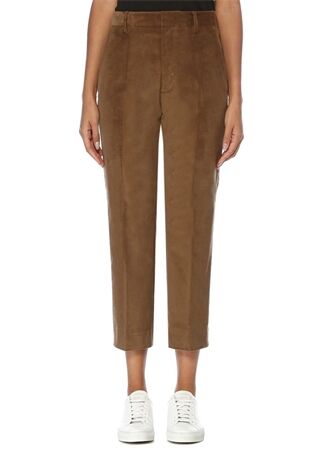 Dsquared2 Kadın Dennis Fit Kahverengi Dar Paça Kadife Pantolon 40 IT Dsquared2 Kadın Dennis Fit Kahverengi Dar Paça Kadife Pantolon 40 IT