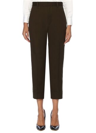 Dsquared2 Kadın Dennis Fit Koyu Yeşil Dar Paça Pantolon 40 IT Dsquared2 Kadın Dennis Fit Koyu Yeşil Dar Paça Pantolon 40 IT