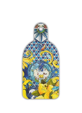 Baci Milano Barok Mavi Orta Boy Kesme Tahtası