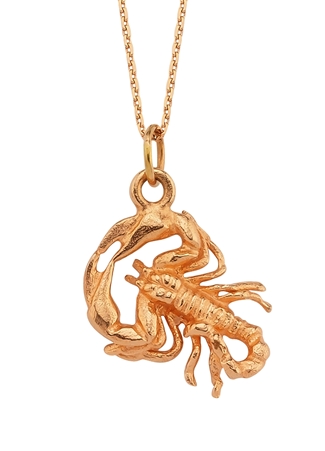 Aida Bergsen Kadın Akrep Burç Altın Rengi Kolye EU