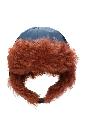 Inverni Kadın Mavi Kiremit Shearling Detaylı Şapka Lacivert 57 EU Inverni Kadın Mavi Kiremit Shearling Detaylı Şapka Lacivert 57 EU