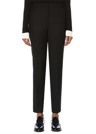 WEILL Kadın Siyah Boru Paça Pantolon 42 IT