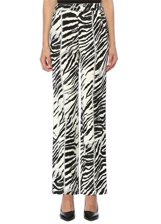 Brognano Kadın Zebra Desenli Taş Şerit Detaylı Jean Pantolon Siyah M EU Brognano Kadın Zebra Desenli Taş Şerit Detaylı Jean Pantolon Siyah M EU
