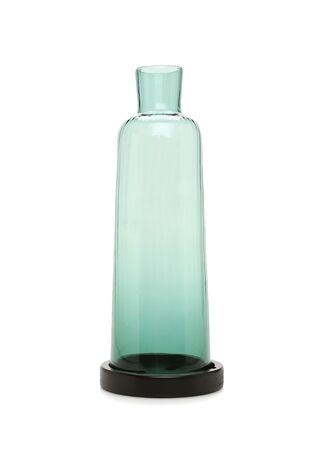 VG Newtrend Bougie Yeşil Silindir Formlu Cam Mumluk VG Newtrend Bougie Yeşil Silindir Formlu Cam Mumluk