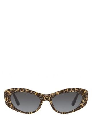Dolce&Gabbana Kadın Desenli Cat Eye Formlu Güneş Gözlüğü 53 EU