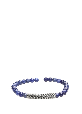 Babette Wasserman Erkek Lacivert Sıra Boncuklu Bileklik Sarı EU Babette Wasserman Erkek Lacivert Sıra Boncuklu Bileklik Sarı EU