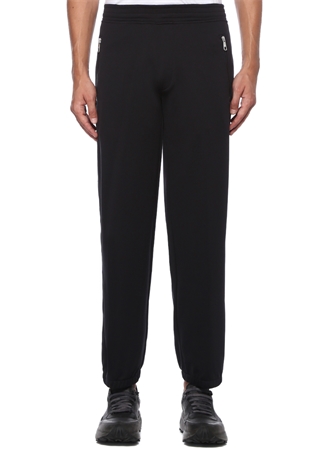 Neil Barrett Erkek Siyah Kontrast Şeritli Boru Paça Eşofman Altı S EU