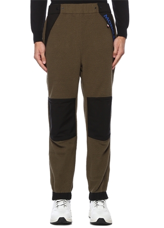 Moncler Grenoble Erkek Apres Ski Haki Garnili Jogger Eşofman Altı M EU