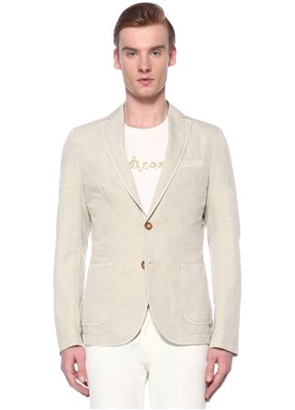 Beymen Club Erkek Bej Kelebek Yaka City Ceket Gri 52