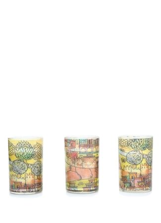 Beymen Hediye 3lü Minyatür Desenli Mum Seti Yeşil