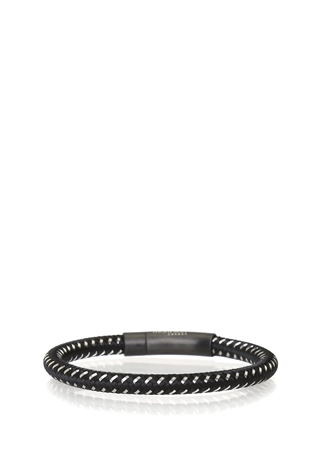 Thompson Erkek Siyah Gri Bileklik L EU Thompson Erkek Siyah Gri Bileklik L EU