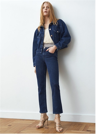 Beymen Collection Kadın Crop Denim Mont Mavi 44 Beymen Collection Kadın Crop Denim Mont Mavi 44
