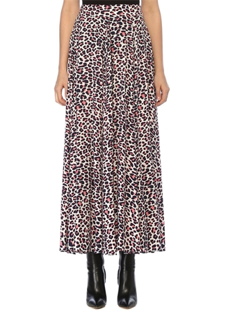 Zadig&Voltaire Kadın Joyo Pembe Leopar Desenli Maksi Etek Kahverengi 36 FR Zadig&Voltaire Kadın Joyo Pembe Leopar Desenli Maksi Etek Kahverengi 36 FR