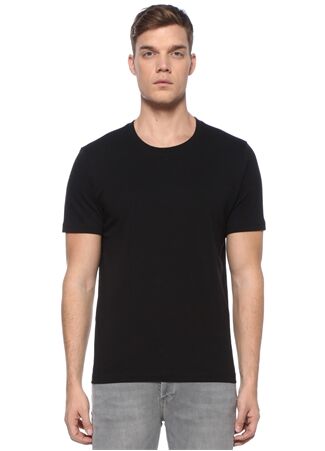 Beymen Erkek Siyah Bisiklet Yaka Basic T-shirt S EU