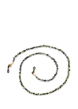 Sera Summer Kadın Colorblocked Kırık Taşlı Gözlük İpi Yeşil EU Sera Summer Kadın Colorblocked Kırık Taşlı Gözlük İpi Yeşil EU