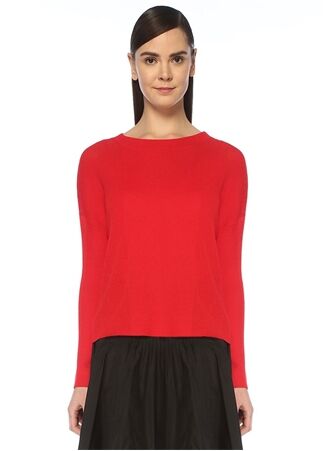 Academia Kadın Kırmızı Sırt Dekolteli Büstiyer Detaylı Triko S