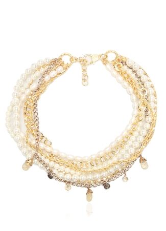 Beymen Collection Kadın Gold Beyaz İncili Çoklu Kolye EU Beymen Collection Kadın Gold Beyaz İncili Çoklu Kolye EU