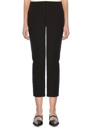 Emporio Armani Kadın Siyah Crop Pantolon 48 IT