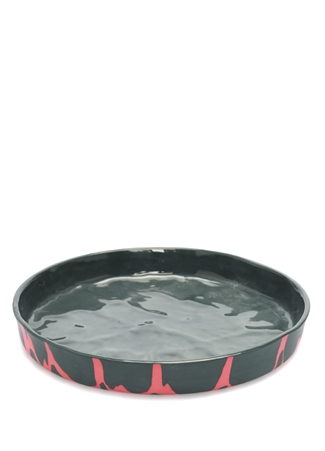 Masuma Ceramics Raspberry Siyah Desenli Porselen Tatlı Tabağı Çok Renkli Masuma Ceramics Raspberry Siyah Desenli Porselen Tatlı Tabağı Çok Renkli