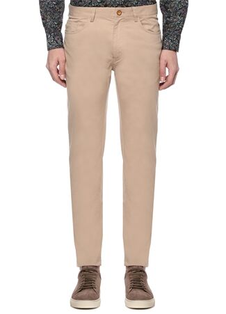 Beymen Club Erkek Bej Normal Bel Dar Paça Spor Pantolon 46 EU