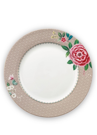 Pip Studio Blushing Birds Haki Porselen Yemek Tabağı