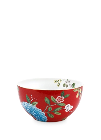 Pip Studio Blushing Birds Kırmızı Porselen Kase Pip Studio Blushing Birds Kırmızı Porselen Kase