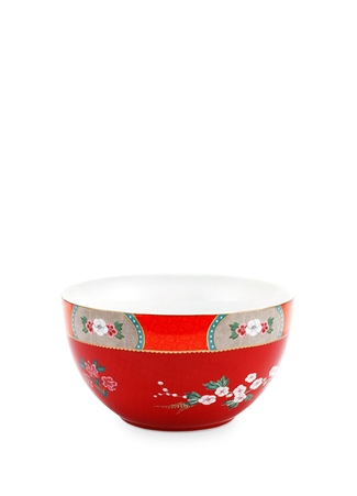 Pip Studio Blushing Birds Kırmızı Porselen Kase