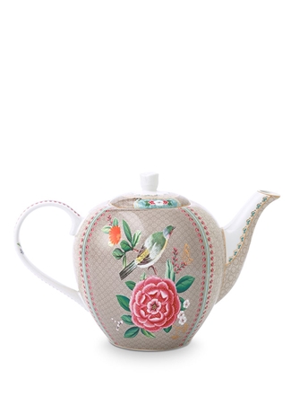 Pip Studio Blushing Birds Haki Büyük Porselen Demlik