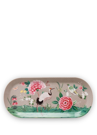 Pip Studio Blushing Birds Haki Oval Kek Servis Tabağı Pip Studio Blushing Birds Haki Oval Kek Servis Tabağı