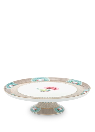 Pip Studio Blushing Birds Haki Porselen Kek Standı Pip Studio Blushing Birds Haki Porselen Kek Standı