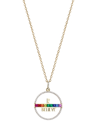 Sim&Roz Kadın Safir Ve Pırlantalı Altın Rengi Kolye EU Sim&Roz Kadın Safir Ve Pırlantalı Altın Rengi Kolye EU