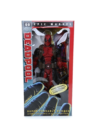 Neca Marvel Deadpool Scale Action Figür Heykel Çok Renkli Neca Marvel Deadpool Scale Action Figür Heykel Çok Renkli