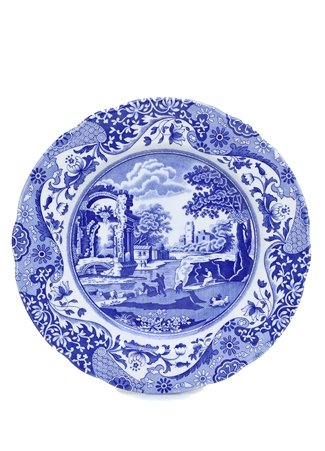 Spode Blue Italian Porselen Pasta Tabağı Mavi Spode Blue Italian Porselen Pasta Tabağı Mavi