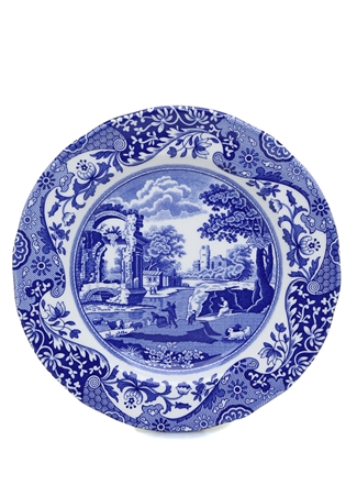 Spode Blue Italian Porselen Pasta Tabağı Mavi Spode Blue Italian Porselen Pasta Tabağı Mavi