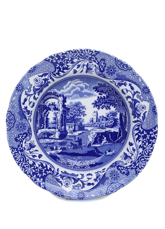 Spode Blue Italian Porselen Çorba Tabağı Mavi Spode Blue Italian Porselen Çorba Tabağı Mavi