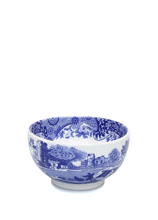 Spode Blue Italian Porselen Kase Mavi Spode Blue Italian Porselen Kase Mavi