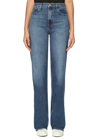 J Brand Kadın Elsa Monday Yüksek Bel Wide Leg Jean Pantolon Lacivert 26 US J Brand Kadın Elsa Monday Yüksek Bel Wide Leg Jean Pantolon Lacivert 26 US