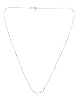 Brace İstanbul Erkek Zincirli Gümüş Rengi Kolye Gri EU