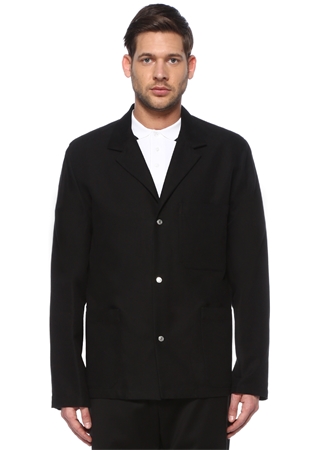 Kenzo Erkek Siyah Kelebek Yaka Ceket M EU