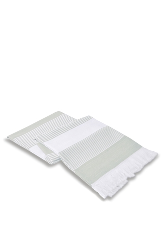 L’appartement Karina Herringbone Su Yeşili Peştemal Yeşil L’appartement Karina Herringbone Su Yeşili Peştemal Yeşil