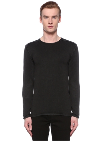 John Varvatos Star USA Erkek Siyah Basic Kazak S EU