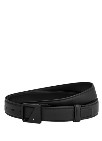 Montblanc Siyah Deri Kemer EU