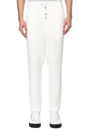 Balmain Erkek PANTOLON Beyaz 48 IT
