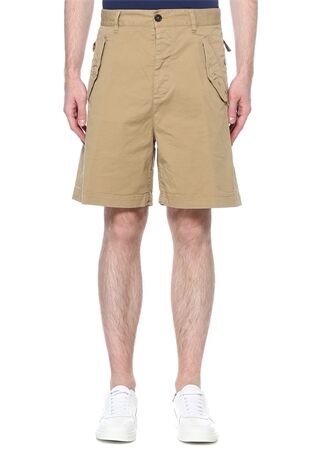 Dsquared2 Erkek Bej Yüksek Bel Bermuda Turuncu 46 IT